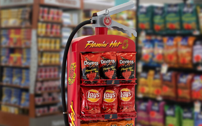 Frito Lay's Flamin' Hot Display - Bish Creative