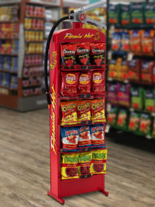 Frito Lay's Flamin' Hot Display - Bish Creative