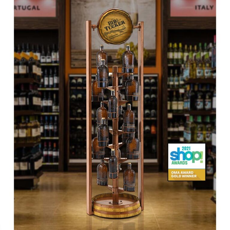 Bib & Tucker Barrel Still Display - Bish Creative