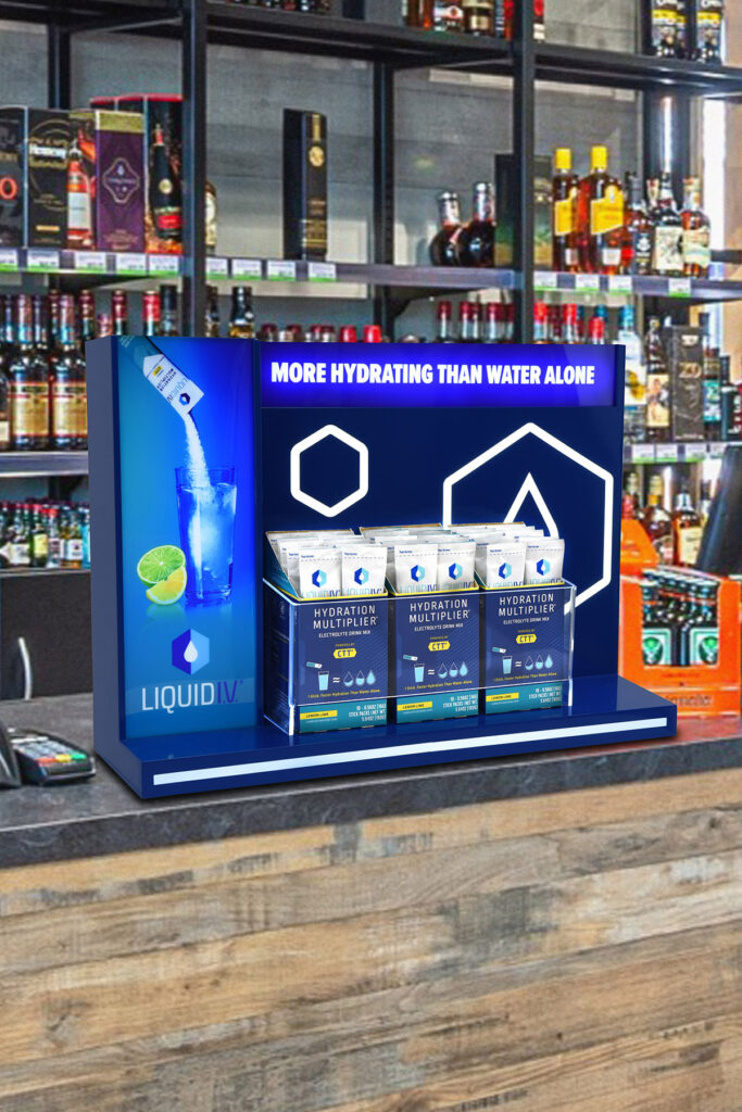 Liquid IV Counter Unit - Bish Creative