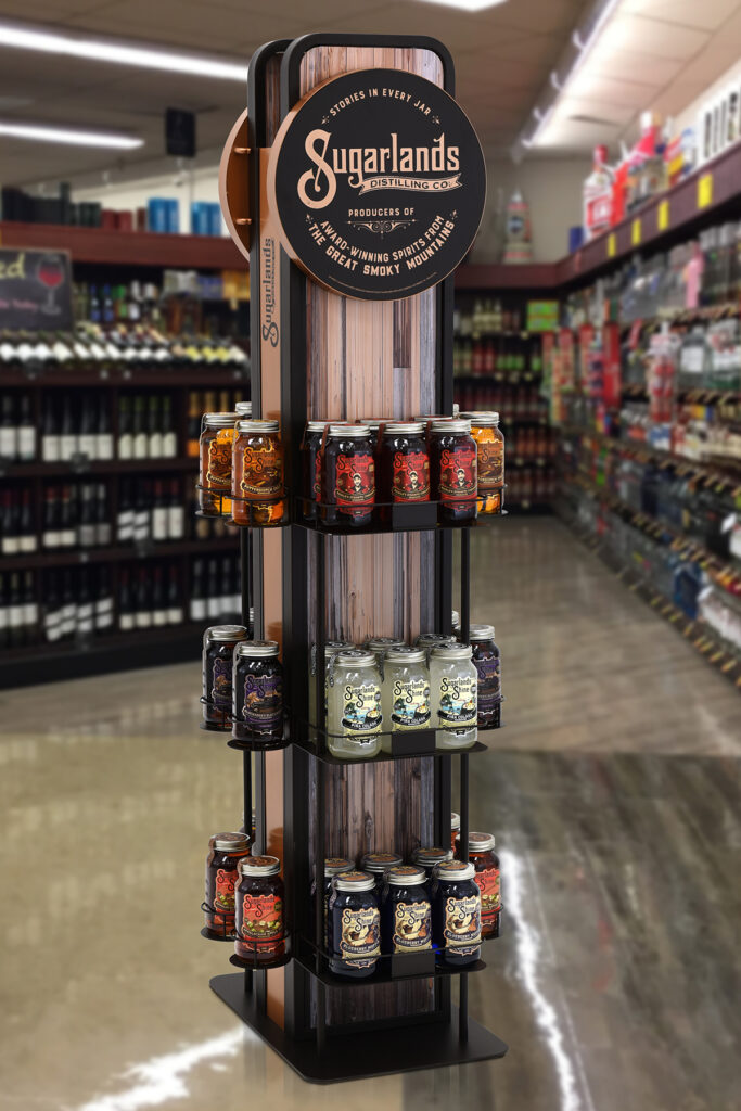 Sugarlands Floor Display - Bish Creative