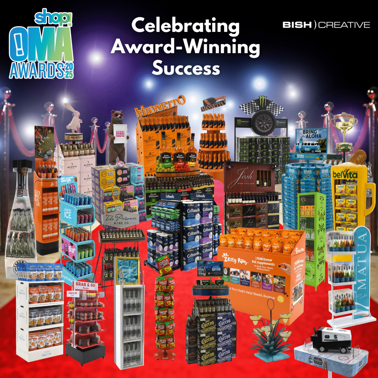 OMA Award Winning Displays 2025 - Bish Creative